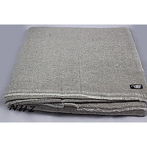 Handicraft Mart Himalayan Extra Large Cashmere Throw,Natural Cashmere Blanket 90" x 108",Hand Made in Nepal … (Light Brown)