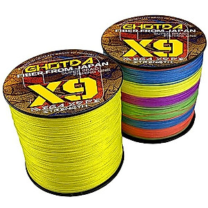 12X 9X Braided PE Line Nice Quality Multicolour High Stength Fishing Lure Lines for Ocea Boat Fishing 500M 9-54.5kg
