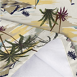 Beach Palm Tree Plastic Bag Holders for Grocery Bags Wall Mount Plastic Bag Organizer Shopping Bags Carrie Home Kitchen Wall Cabinet Decor