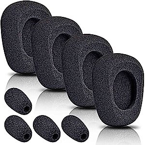 B550-XT Kit Replacement Ear Pads Cushion Mic Foam Compatible with B550-XT B550XT B450-XT Headset I B550 XT Accessories