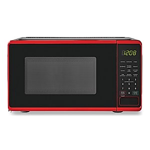 0.7 cu. ft. Countertop Microwave Oven, 700 Watts, New (Color : Red)
