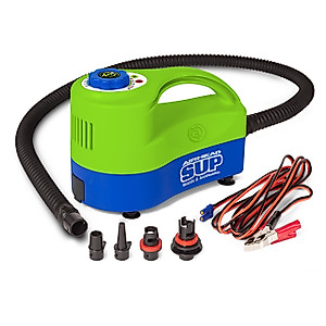 Airhead SUP Velocity Pump, 12v, Blue, Green, Black (AHSUP-A029)