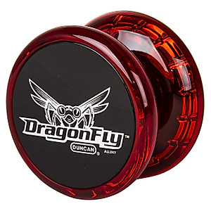 Dragonfly Yo-Yo -Red with Black Cap