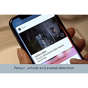 Arlo Pro 4 Spotlight Camera - 1 Pack - Wireless Security, 2K Video & HDR, Color Night Vision, 2 Way Audio, Direct to WiFi No Hub Needed, VMC4050P - White (Renewed)