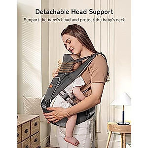 besrey Baby Carrier Front Facing Holder, Hip Seat, Dad Kangaroo Carrier Summer, Toddler Chest Hybrid Wrap Carrier, Mens Ergonomic Body Carrier Backpack, Easy Infant Carrier Mesh, Forward Soft Carrier