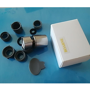 Rotating Faucet Aerator Extender,Nozzle Faucet Adapters, Universal Splash Filter Kitchen Tap Extension, Kitchen and Bathroom Sink Faucet Replacement (Brushed Nickel)