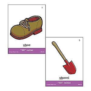 Super Duper Publications | Articulation SH Sound Fun Deck | Vocabulary and Language Development Flash Cards | Educational Learning Materials for Children