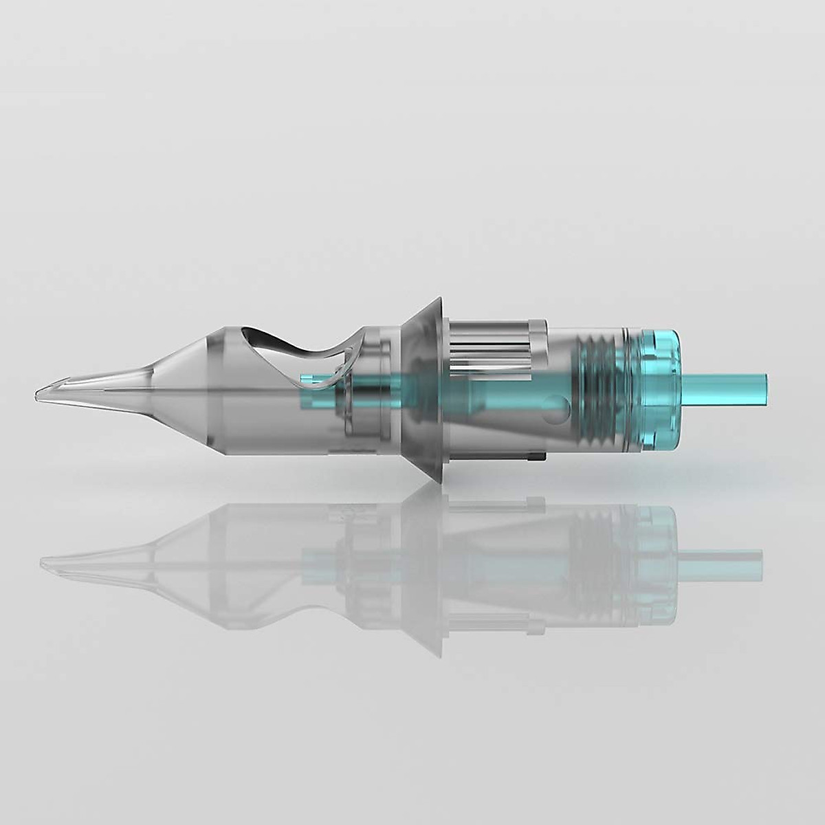 STIGMA Aquamarine Knight Tattoo Cartridges #10(7RL) 20Pcs Bugpin Disposable Tattoo Needle Cartridges with Membrane Round Liner EN02B-20-1007RL