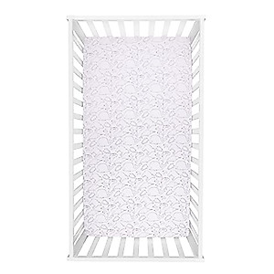 Trend Lab Modern Baby Crib Bedding Set for Boys or Girls | Save The Polar Bears 4 Piece Nursery Décor Quilt, 2 Fitted Crib Sheets, and Dust Ruffle Skirt - Grey, 80005