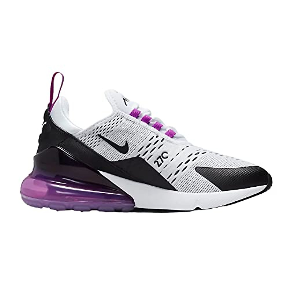 Nike Women Running Shoes, White Black Fuchsia Dream, 9