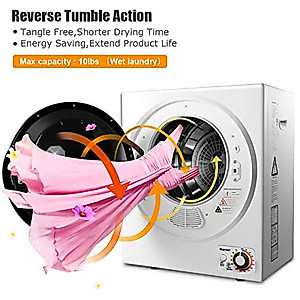 COSTWAY Electric Tumble Dryer, Sliver