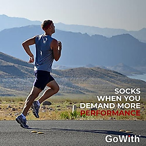 GoWith 6 Pairs Rayon Made From Bamboo Colorful Sneaker Socks, Athletic Thin Ankle Socks, Seamless Low-Cut Golf Socks for Men & Women, L/XL, Multicolor-4, Model: 3150