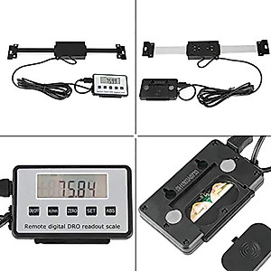 Digital Readout, 0-150mm Accurate Digital LCD Readout Scale for Milling Machines Lathes, Woodworking, Metalworking Machines