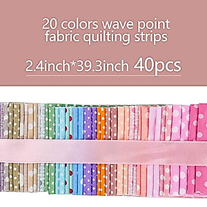 80 Patterns Jelly Roll Fabric, Roll Up Cotton Fabric Quilting Strips, Jelly Roll Fabric Strips for Quilting, Patchwork Craft Cotton Quilting Fabric, Fabric Jelly Rolls with Different Patterns
