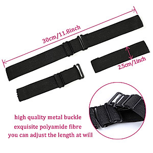 Adjustable Elastic Band for Wigs，Adjustable Wig Band Wig Elastic Bands for Keeping Wig in Place Elastic Adjustment Strap Sew to the Wig Cap (8Pcs, Elastic Band)