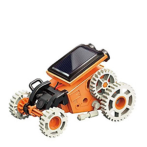 Thames & Kosmos SolarBots: 8-in-1 Solar Robot STEM Experiment Kit | Build 8 Cool Solar-Powered Robots in Minutes | No Batteries Required | Learn About Solar Energy & Technology | Solar Panel Included