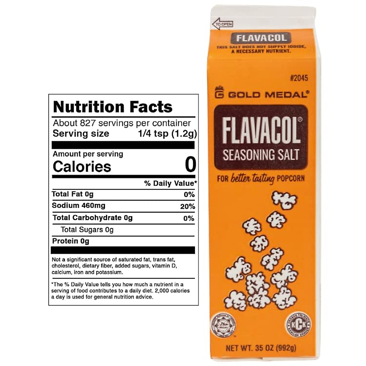 Ultimate Movie Night Popcorn Kit Bundle of Golden Barrel Butter Flavored Coconut Oil ( 32 oz ) and Flavacol Seasoning Salt ( 35 oz ) with 20 of Popcorn Bag (15 bags of 1 oz and 5 bags of 32 oz ) and Healthierr Sticker!!