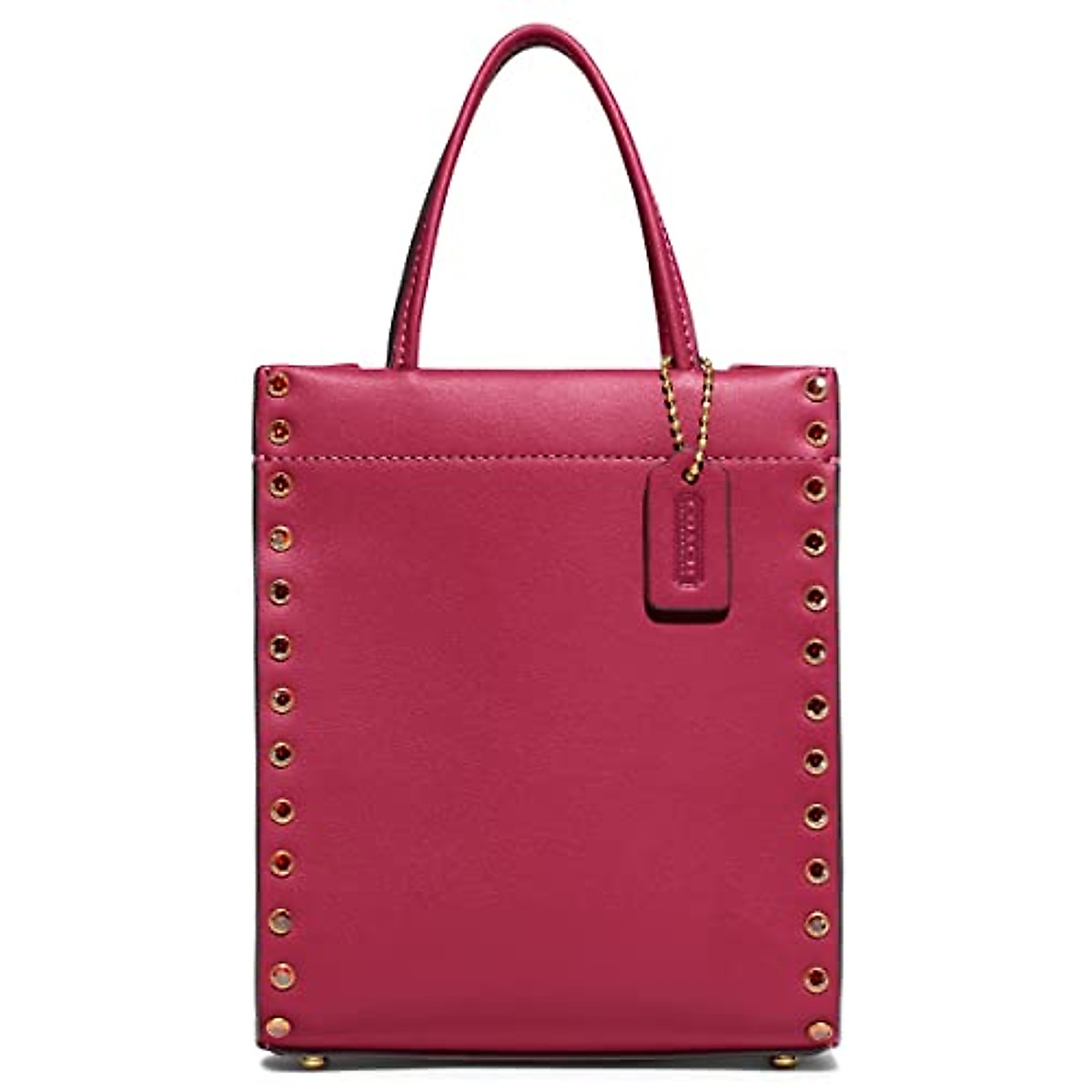 COACH Crystal Rivets Mini Cashin Tote Hyacinth One Size