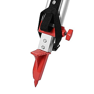 Iglobalbuy Surveying Tripod 65" Extended Height + Aluminum Grade Rod 16.4 Feet, Surveying Tripod Double-sided 5 Section Telescopic Rod Surveryor for Rotary Laser Level Transit Construction