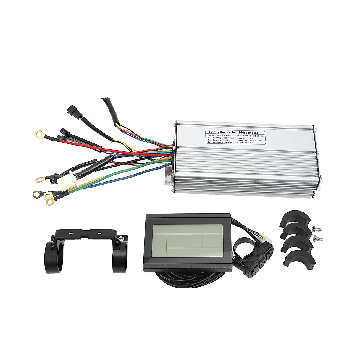 Bike Controller with Display, 30A Controller with LCD3 Display Electric Controller Kit for Electric 36V 48V 1000W DC Motor