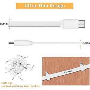 3Pack 20FT Power Extension Cable Compatible with Wyze Cam V3, Wyze Cam Pan, Yi Camera,NestCam Indoor,Blink,Amazon Cloud Camera,USB to Micro USB Charging Cord for Home Security Camera (White, 3pack)