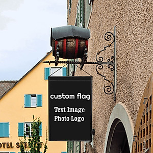 Custom Flag 12x18 In Personalize Add Your Text Photo Image Or Logo Customized Room Dorm Street Yard Garden Decoration Flags