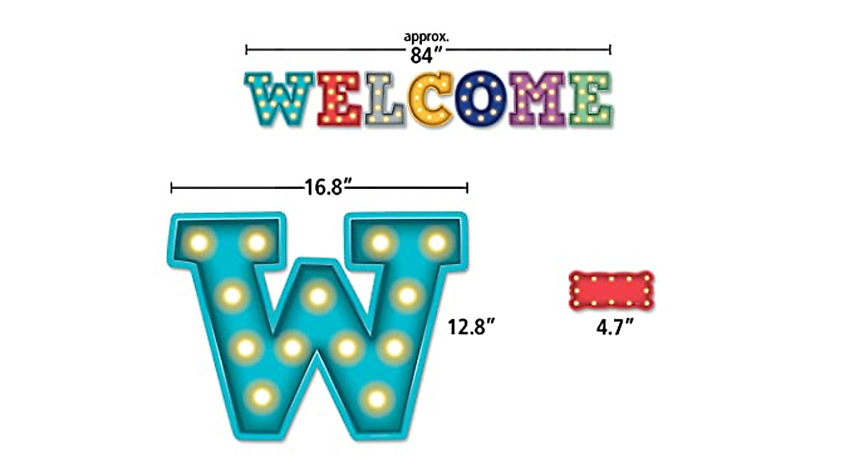 Colorful Welcome Bulletin Board Display for Classrooms
