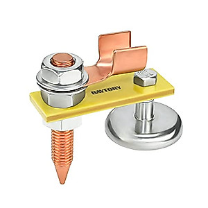 BAYTORY Upgrade Magnetic Welding Support Ground Clamp Tools, Welding Magnet Head Strong Magnetism Large Suction, Copper Tail Welding Accessories Stability Clamps
