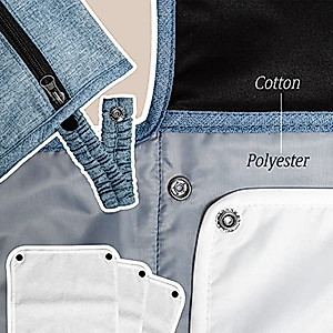 Portable Diaper Changing Pad for Baby - Compact Baby Changing Pad for Newborn Girl & Boy - Portable Baby Travel Changing Pad with Waterproof Design, Built in Storage & Cushioning