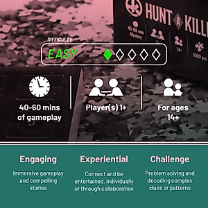 Hunt A Killer: Whodonut? Murder Mystery Jigsaw Puzzle