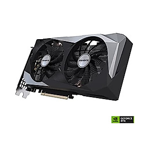 Gigabyte GeForce RTX 3050 WINDFORCE OC 8G Graphics Card, 2X WINDFORCE Fans, 8GB GDDR6 128-bit GDDR6, GV-N3050WF2OC-8GD Video Card