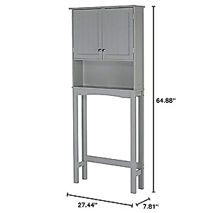 RiverRidge 06-091 Ashland Collection Spacesaver, Gray Cabinet, One-size