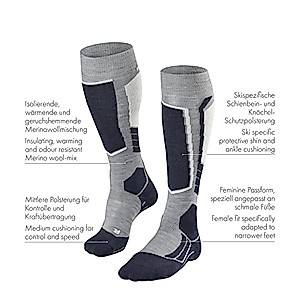 FALKE Women ESS Skiing-SK2, Blue (Blue Note 6545), 6.5-7.5