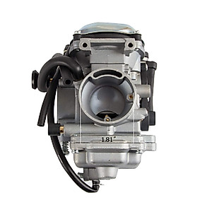 RANSOTO YFM250 Carburetor with Filter Replace Part 4XE-14140-13-00 Compatible with 1999-2004 Yamaha Bear Tracker 250 Yfm250X Yfm250XH Yfm250XM & More ATV Carb