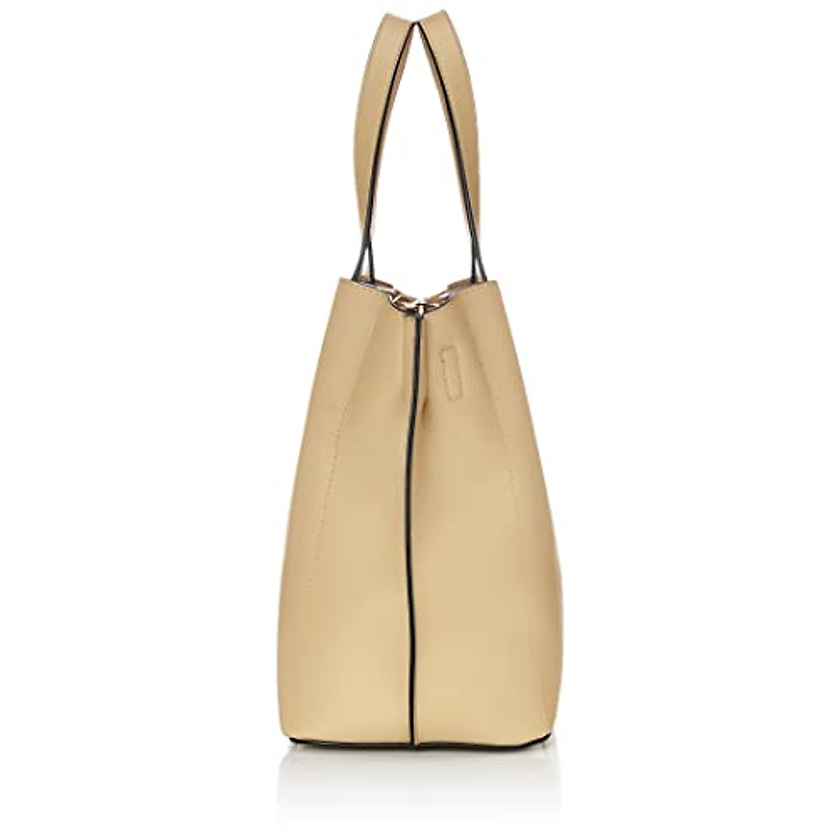 Legato Largo LH-P0002 Women's 2-Way Tote Bag, Shoulder Bag, Lightweight, A5, Beige