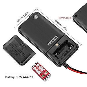 Kaemeasu Big Screen Auto Recognition Smart Mini Touch Digital Multimeter Ultra-Thin Pocket Electronic Repair Tools KM-DM06A