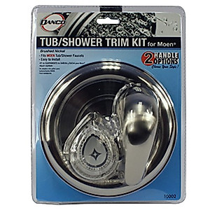 Danco (10002) Universal Moen Trim Kit for Single-Handle Shower Valves, Compatible for Moentrol Series, Brushed Nickel