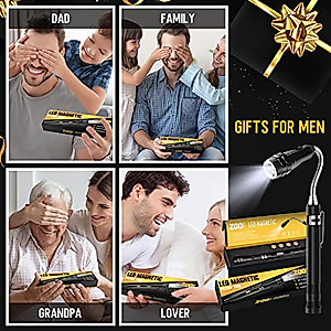 ZOOI Gifts for Men, Telescoping Magnetic Pickup Tools Mens Gifts, Fathers Day Gifts for Dad, Tool Cool Gadgets for Men, Idea Birthday Gifts for Men Who Have Everything, Boyfriend, Husband, Grandpa