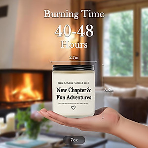 New Beginnings Gifts for Women Men, New Job Gifts for Women, Going Away Gifts for Friends Coworker, Divorce Gifts for Women, Lavender Scented Candle