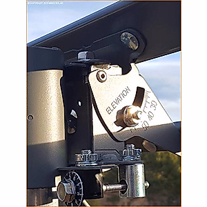 Mars Solar V2.0 Solar Panel Rack Mount / 2" (OD) Pole Mount Adjustable Top of Pole 400W Max