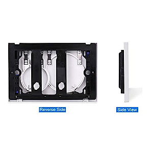 Dual-Flush Actuator Plate for Concealed Cisterns Alpine White Compatible with Geberit 115.770.11.5