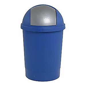 Redmon For Kids 13.2 Gallon Swivel Lid Waste bin, Blue