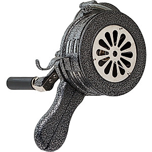 Vixen Horns Metal Hand Crank Siren, Loud Portable Air-raid Hand Held Siren, Manual Operated Siren Horn, Handheld Fire Alarm Tornado Air Raid Siren, VXS-1000M