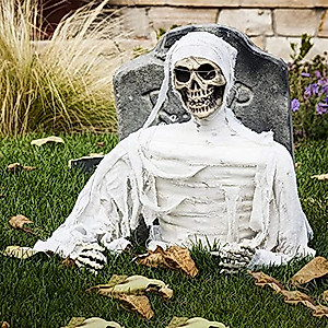 White Creepy Cloth, 79 x 79 inch Spooky Gauze, Scary Halloween Decorations for Haunted Houses Party Supplies