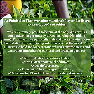 Palais des Thés - Organic L'Herboriste Set - Selection of 36 Count Premium Herbal Tea Biodegradable Bags Box