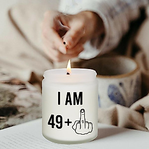 50th Birthday Gifts for Women Men, 50th Birthday Decorations Birthday Candles, Unique Funny Gag Cool Gifts for 50 Year Old Woman 1974 50th Birthday Gifts for Her Him Best Friend Brother Sister Dad Mom
