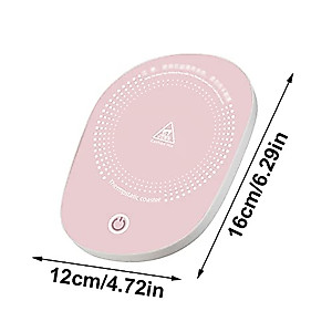 ZEARLY Automatic Coffee Warmer - USB Milk Heating Pad, Constant Temperature Tea Warmer, Touch Coffee Heating Pad for Kitchen Living Room, Green (16CM, Small)