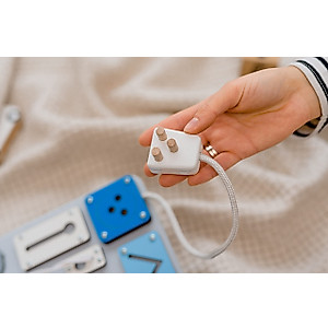 Busy Board for Toddlers, Sensory Game, Montessori Board for Kids, Activity Toy for Toddlers, Develop Fine Motor Skills, Educational Learning Toy, Learning Wooden Travel Toy, Doors and Locks