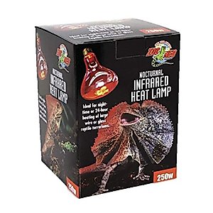 Zoo Med Nocturnal Infrared Incandescent Heat Lamp 250 Watts