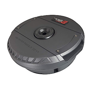 Cerwin Vega 12 Inch 150W RMS 2 Ohm Active Subwoofer for Car Audio - Compact Spare Tire Sub with Bass Knob, PWM MOSFET Power, Thermal Protection - Ideal for 12" Subwoofers Car Audio System VPAS12ST